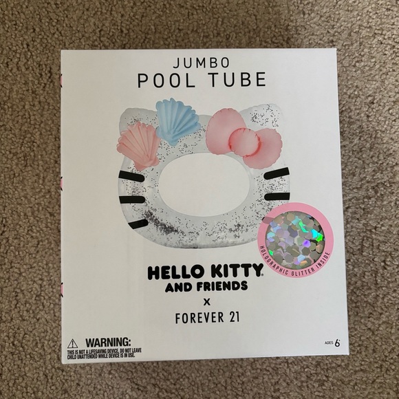 Forever 21 | Other | Seashell Hello Kitty Pool Float For Age 6 And ...